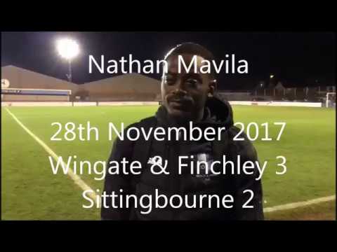 WingateTV: Nathan Mavila & Afolabi Obafemi post Sittingbourne - YouTube