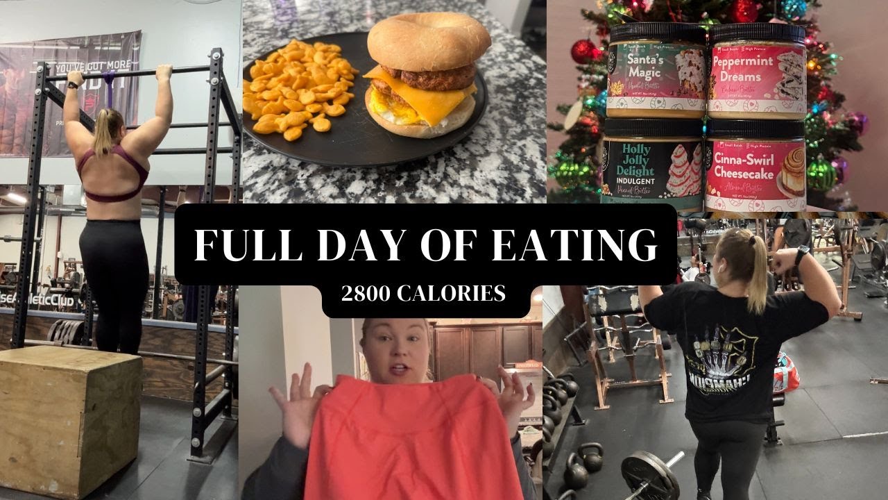 FULL DAY OF EATING/2800 calories/shoulder workout - YouTube