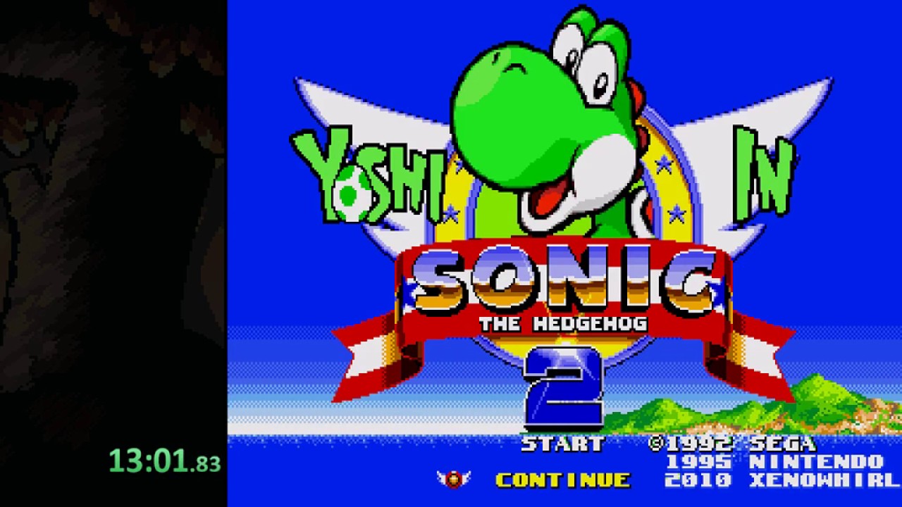 Yoshi in Sonic 2 ROM Hack Race #YoshiSpeedgameSunday - YouTube