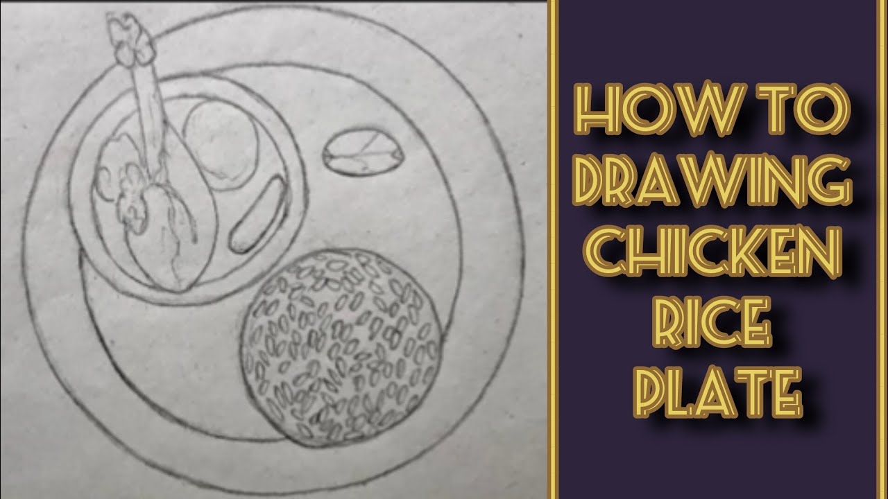 How to draw chicken rice #howto #drawing #nonveg #chicken #rice # ...
