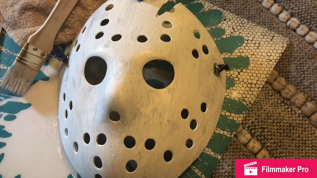 How to make a... something. Jason mask. - YouTube