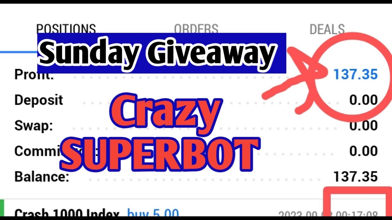 Sunday Giveaway: SuperBot live Trading || 65% Discount - YouTube