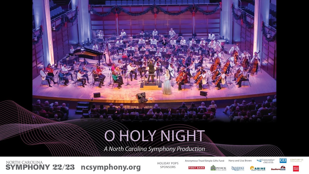 North Carolina Symphony - "O Holy Night" - YouTube