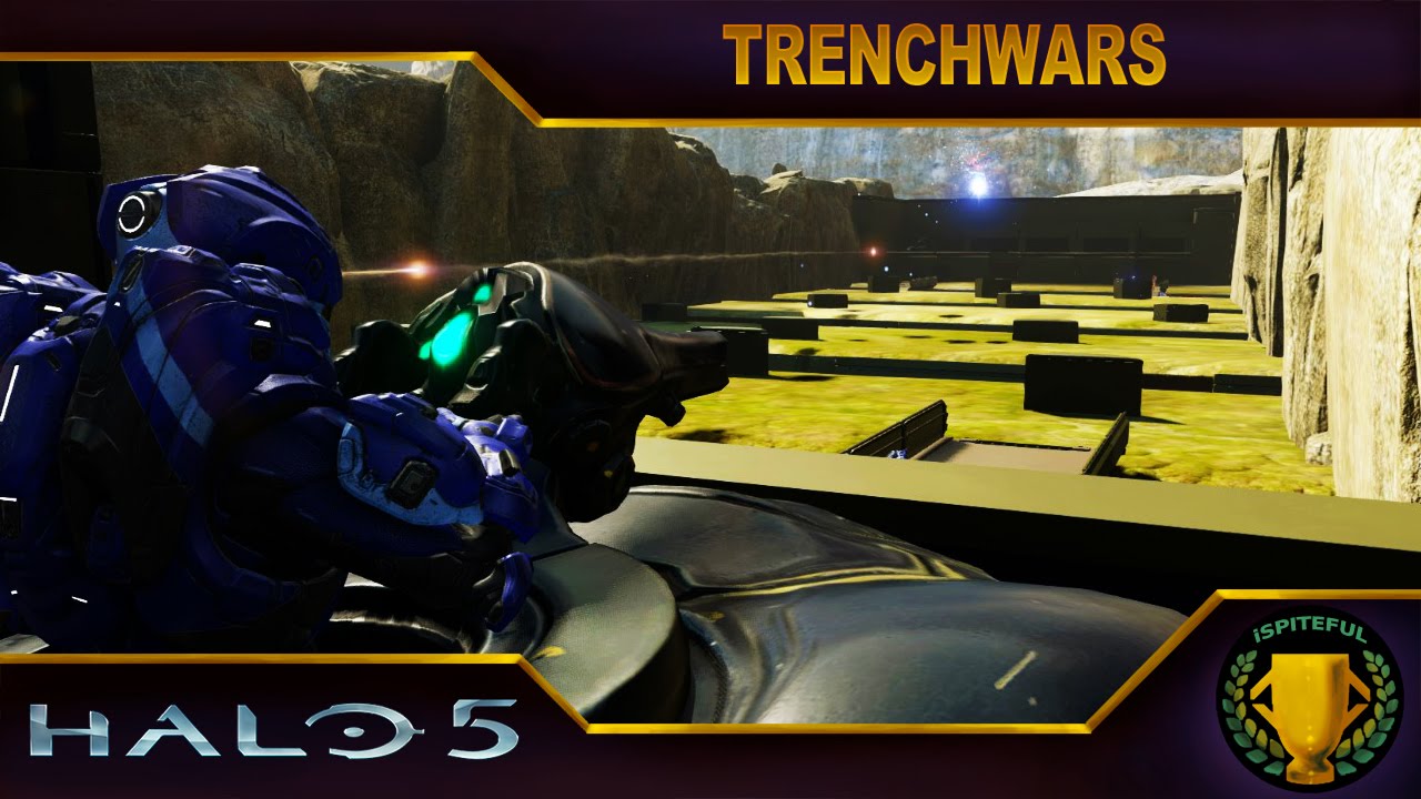 Halo 5 Custom Game : Trenchwars - YouTube