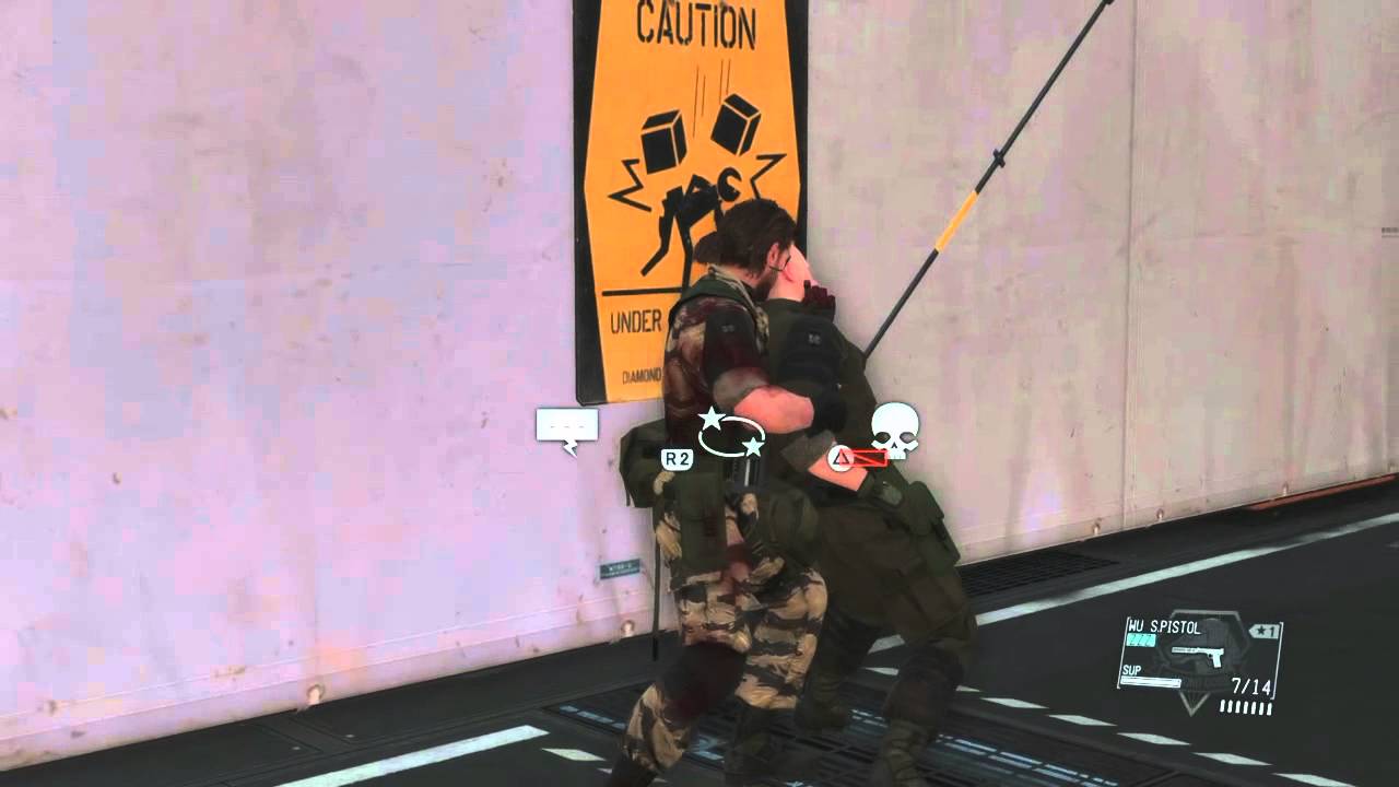 Metal Gear Solid V: The Phantom Pain Falling Box Easter Egg (Trolling ...