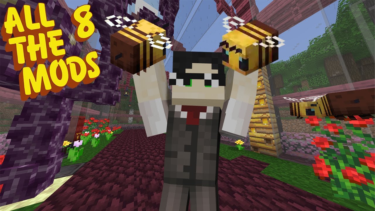 Productive Bees with ALL THE MODS - ATM 8 - YouTube