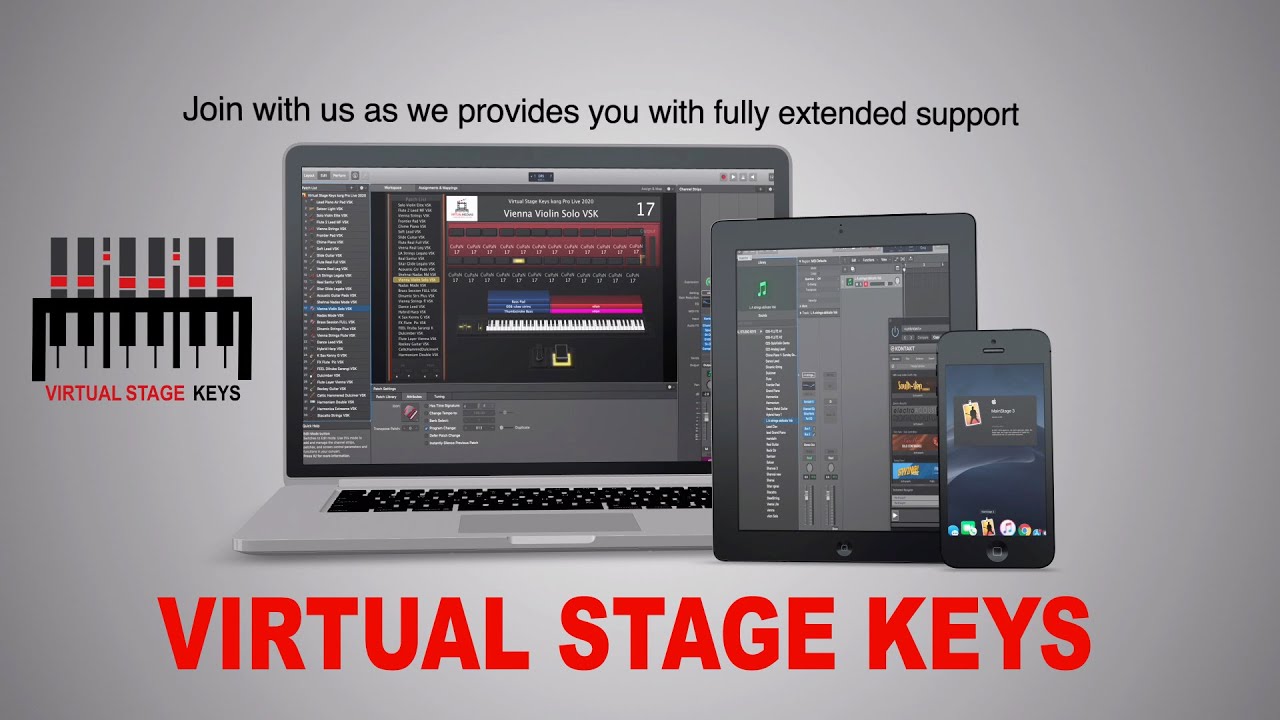 Virtual Stage Keys MainStage Patches 2020 - YouTube