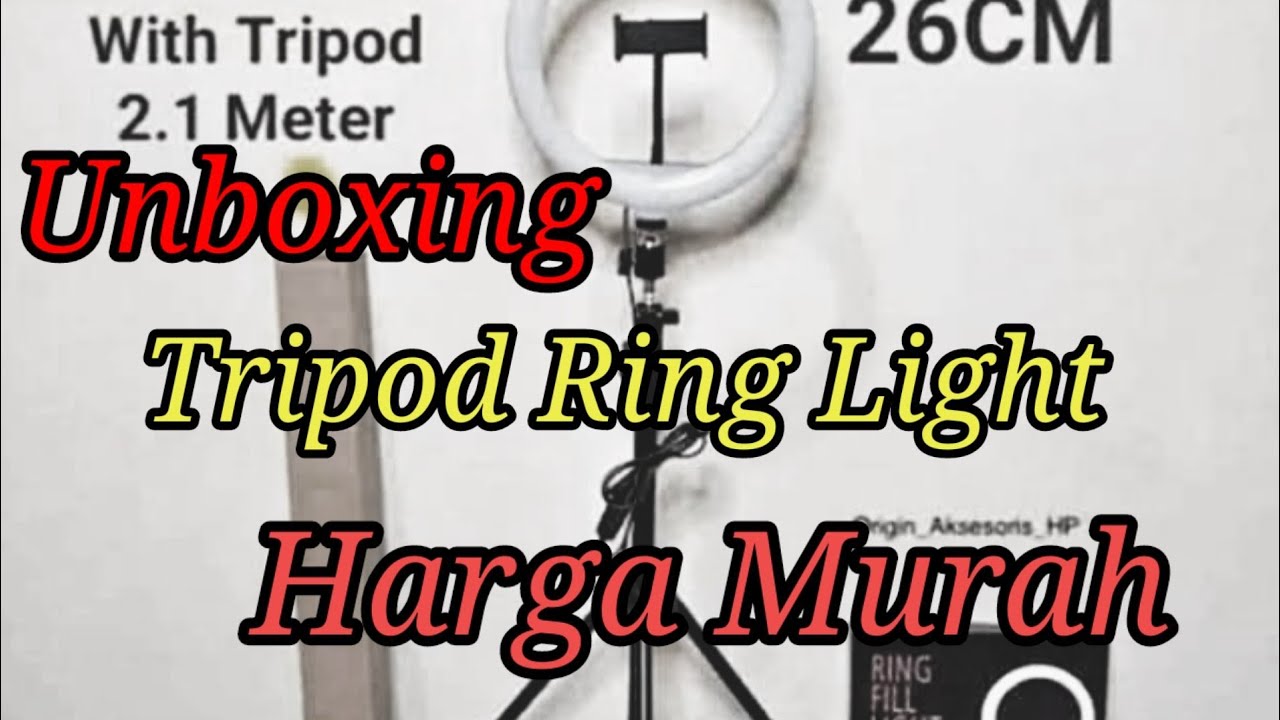 Unboxing Ring Light Harga Murah (@erronachannel3841) - YouTube