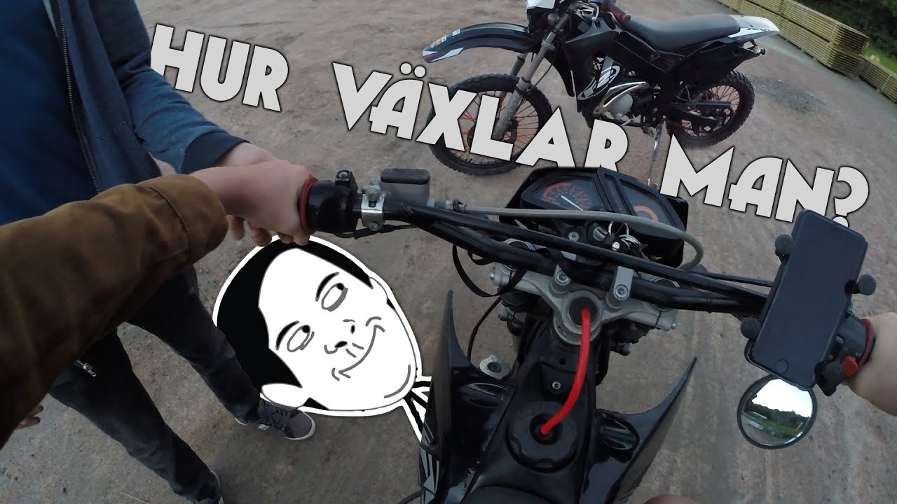 Hur man växlar på crossmoppe [Svensk Motovlogg] - YouTube