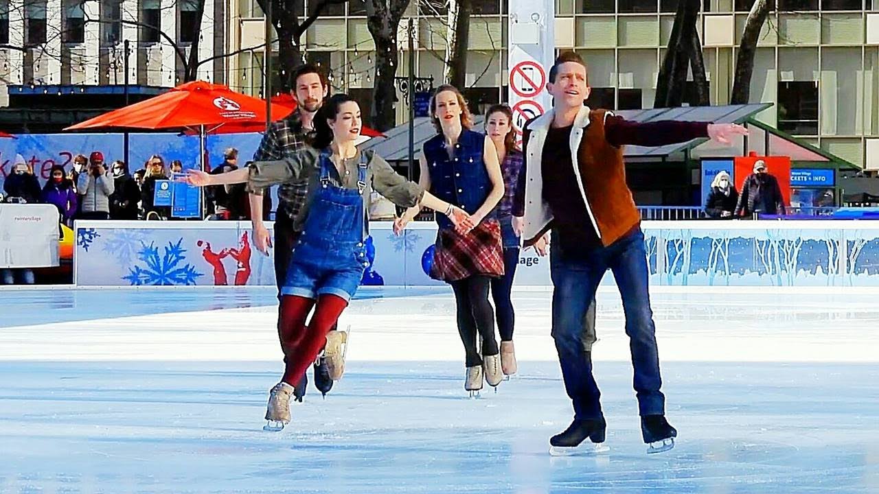 NYC Beautiful Ice Skating Choreography Performance by Ice Dance ...