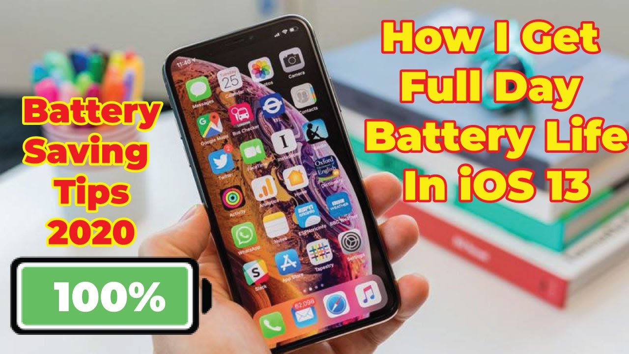 How I Get Full Day Battery Life In iOS 13 || Improve iPhone Battery ...