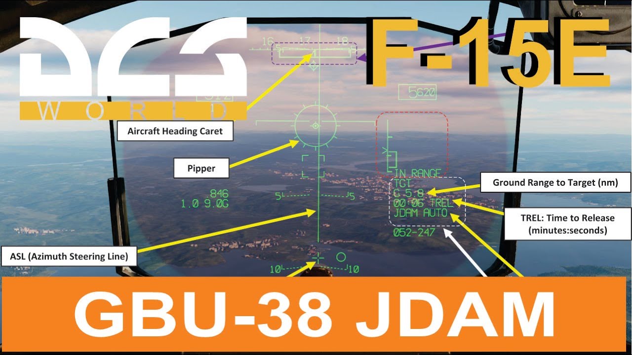 DCS World: F-15E | Teste sem Comentário GBU-38 /PT-BR_VÍDEO 20188 - YouTube
