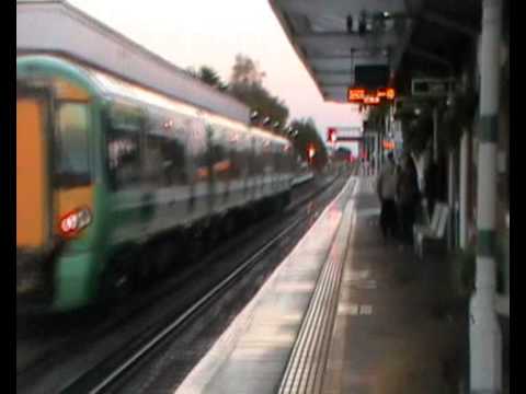 Barnham Station action and journey home - YouTube