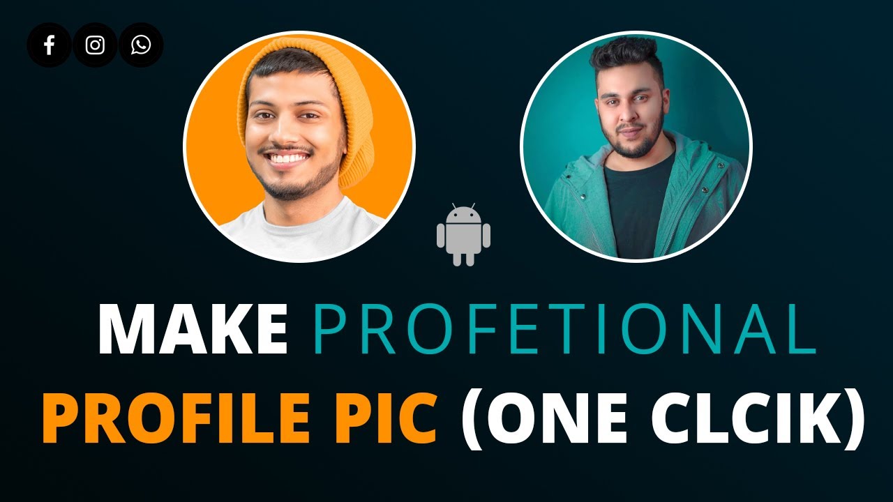 make professional profile picture | one click | cool profile | best ...