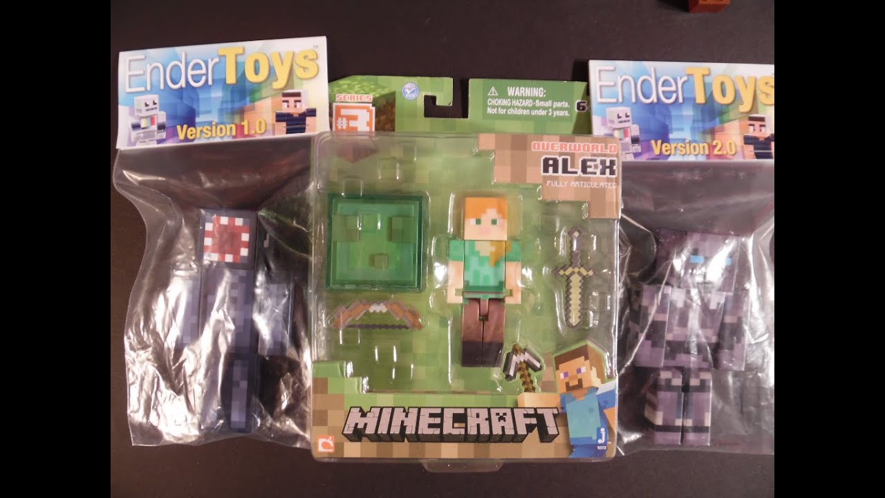 Series 3 Minecraft Alex Figure And Other Specialty Minecraft Figures ...