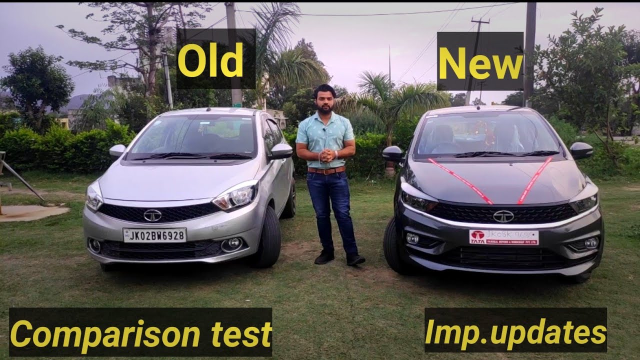 Tata Tiago facelift 2021 vs Old Tiago | Major changes | BS4 vs BS6 ...
