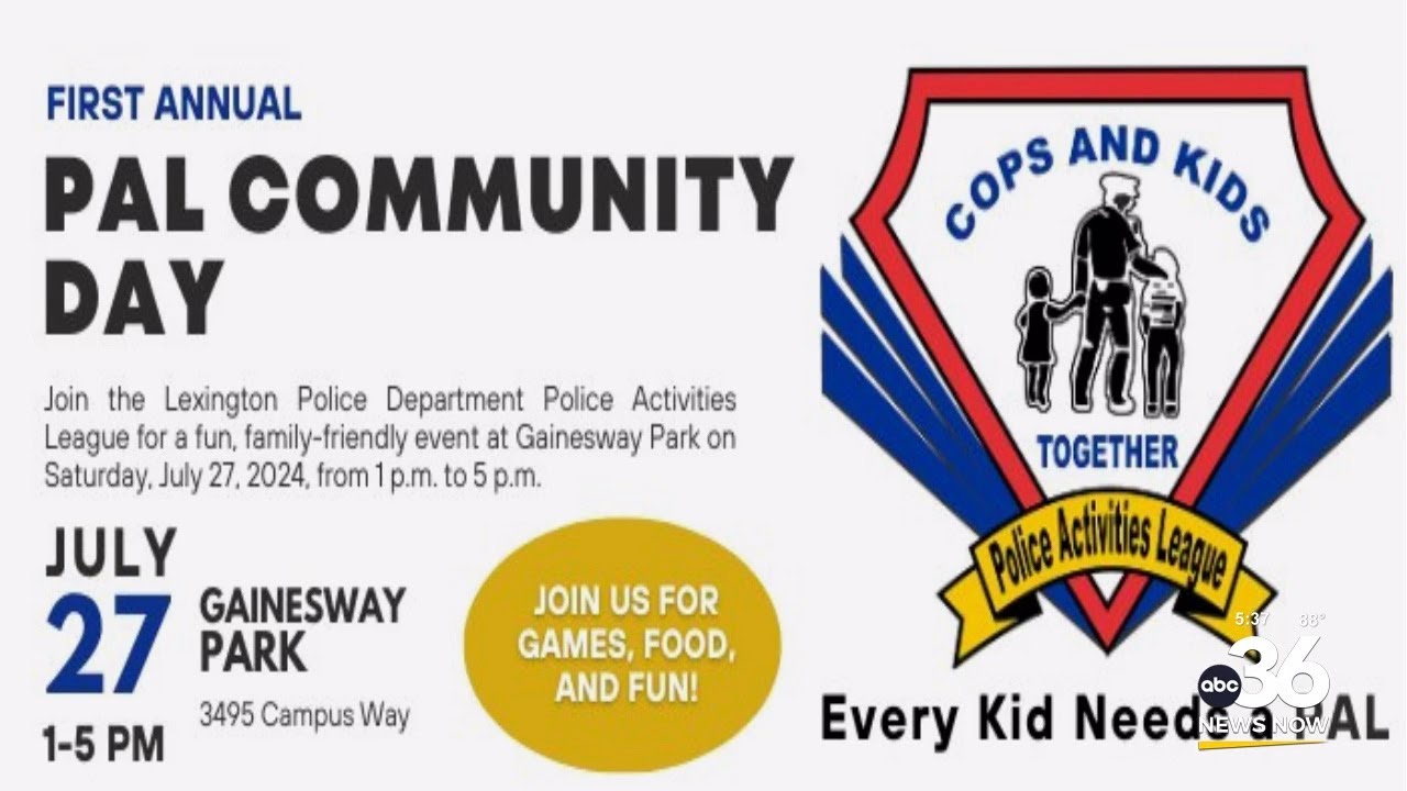 Lexington Police hosting Pal Community Day 072624 - YouTube