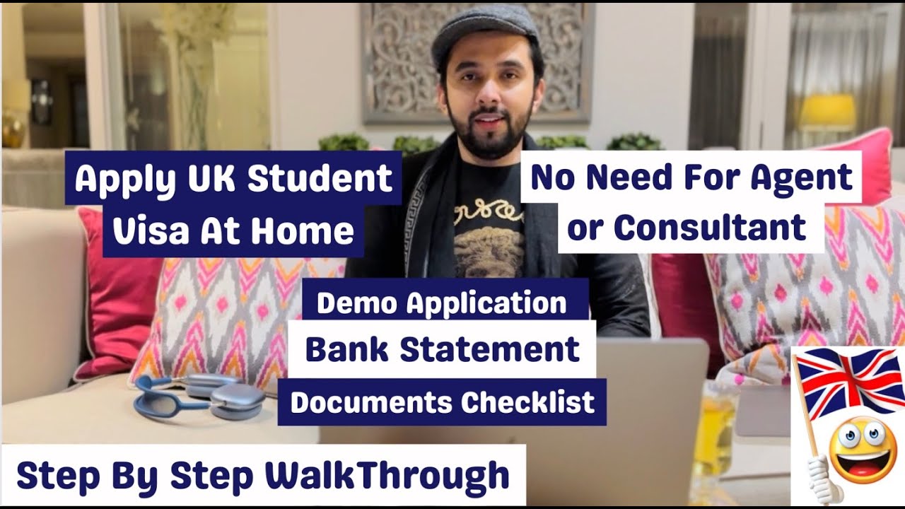 How to apply for UK Student Visa at Home 2023 | Bank Statement Complete ...