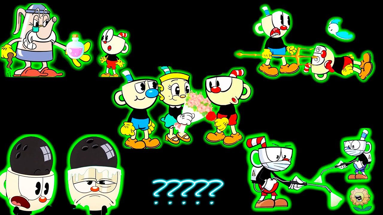 100 ANIMATIONS THE CUPHEAD SHOW! {Mega Compilation} Sound Variations in ...