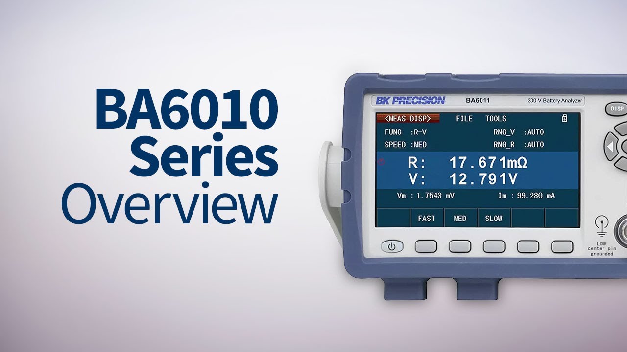 BA6010 Series Overview - YouTube