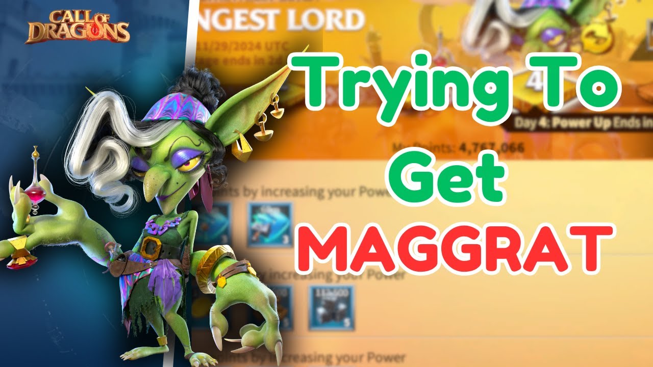 F2P Pushing on Strongest Lord Call Of Dragons (Maggrat Tokens) - YouTube