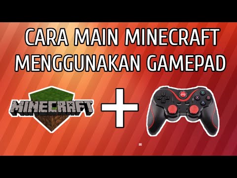 CARA MAIN MINECRAFT PAKAI GAMEPAD WIRELESS X3 - YouTube