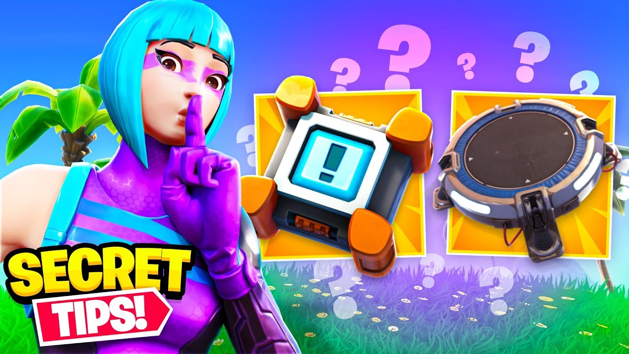 13 Secret Tips You NEED To Know In Fortnite - YouTube