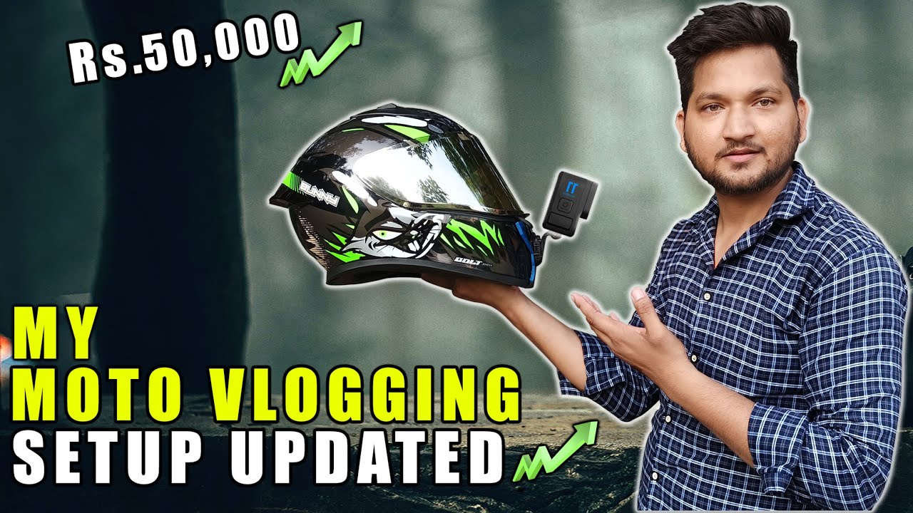 My Moto Vlogging Setup | Updated | Pulsar n250 | Delhi Moto Vlogs - YouTube