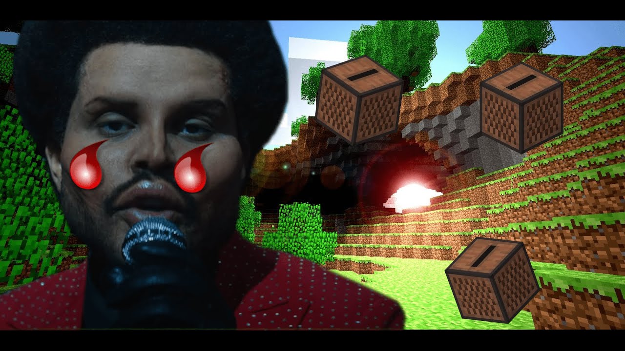 The Weeknd - Save Your Tears - IN MINECRAFT NOTE BLOCK! (Lyrics) - YouTube