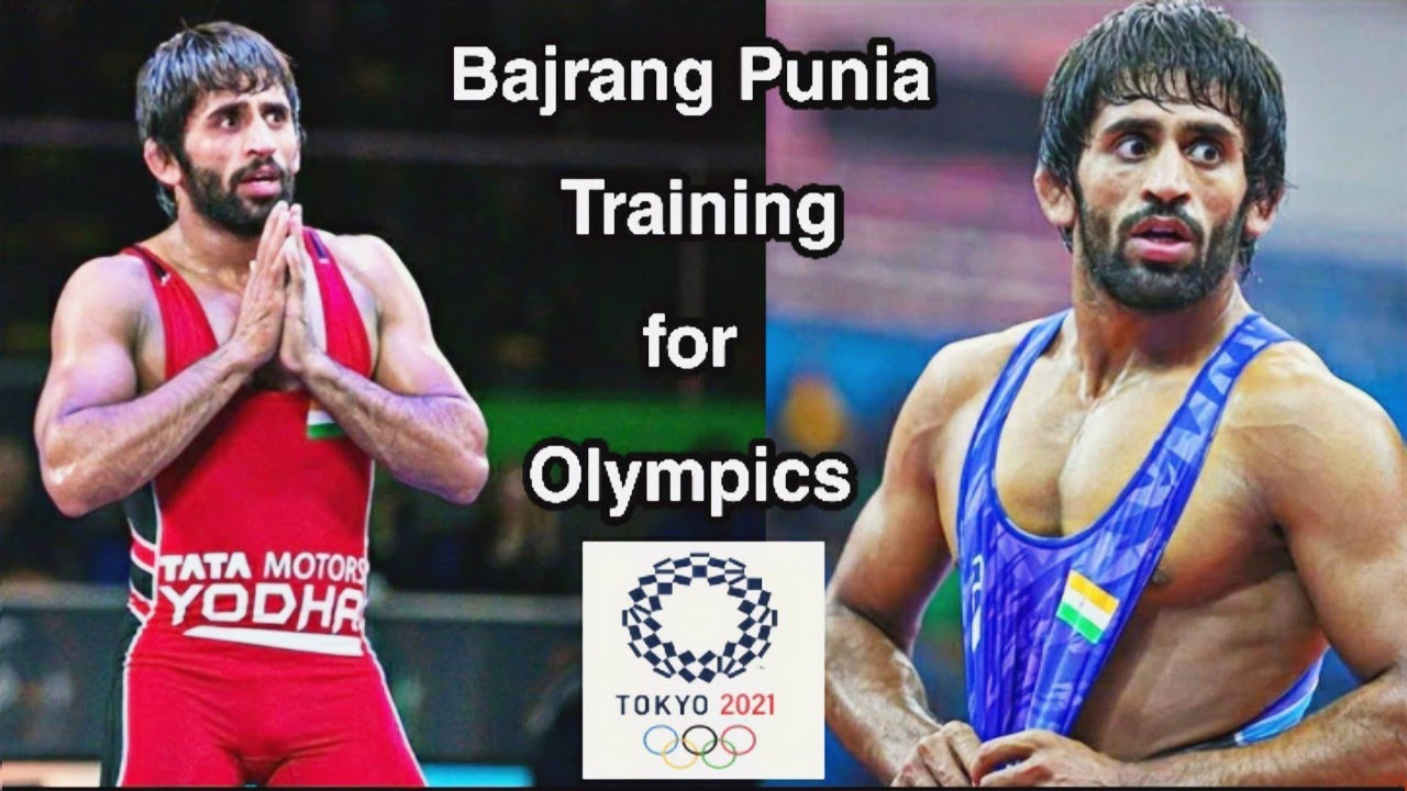 Wrestler Bajrang Punia Training for Mission Olympic 2021 - Tokyo - YouTube