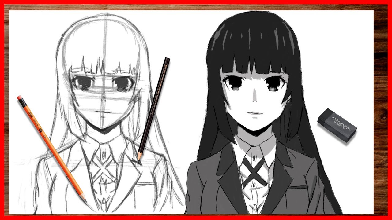 How To Draw YUMEKO JABAMI - Kakegurui - YouTube