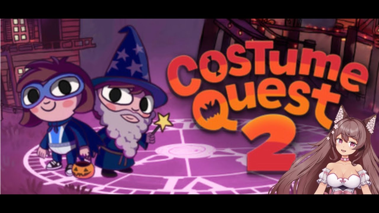 Princess Momo [vtuber] plays Costume Quest 2 (Part 1) - FIRST TIME IMMA ...