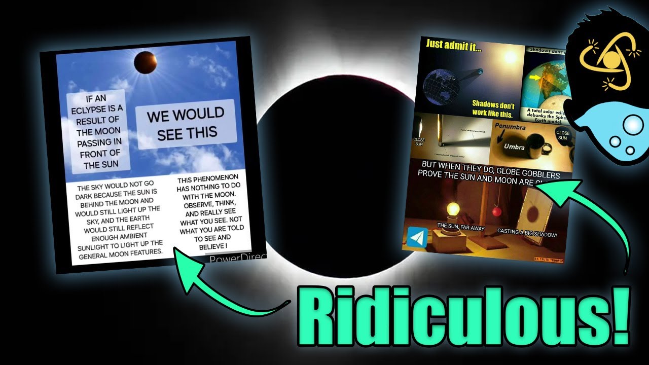Debunking Flat Earth Memes: Earth & Eclipses - YouTube