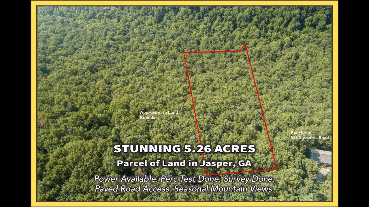 5.26 Acres - Upper Sassafras Pkwy, Jasper, GA, 30143 - YouTube