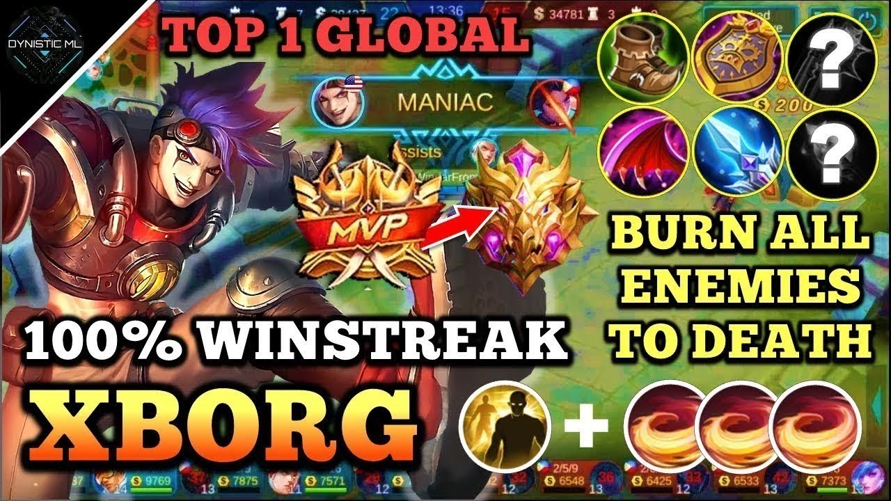 TOP 1 GLOBAL XBORG GAMEPLAY | XBORG BEST BUILD 2020 | X BORG GUIDE | X ...