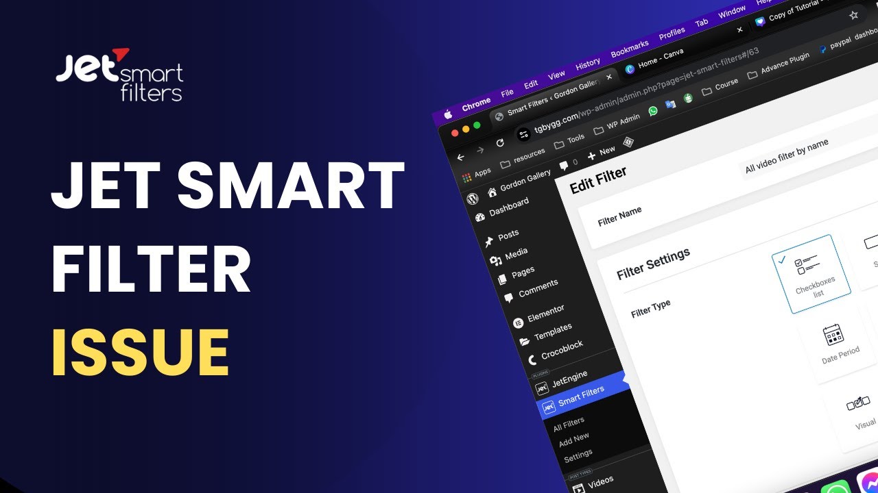 Jet Smart filter query variable issue - YouTube
