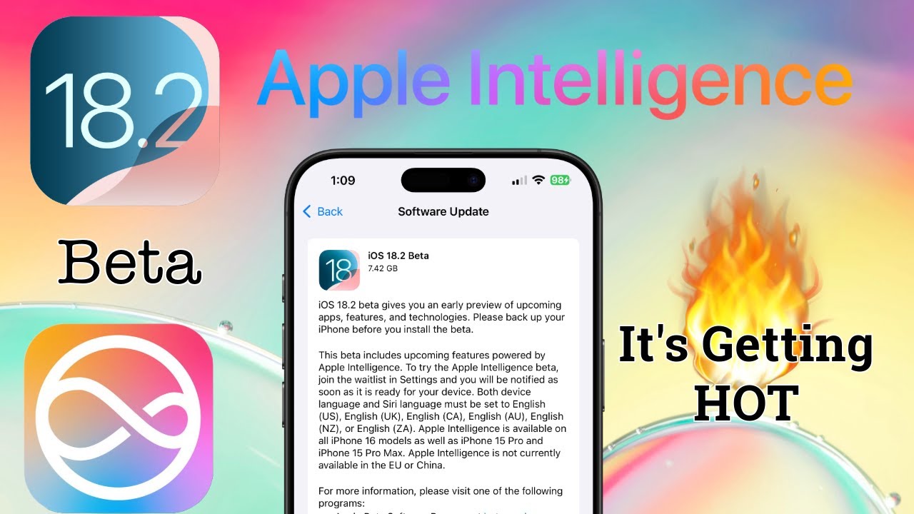 iOS 18.2 Beta Issues- Maybe Wait! - YouTube