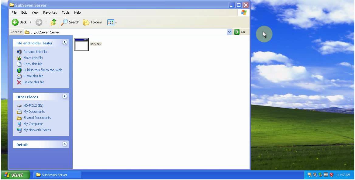 2. Exp_1 Adding the SubSeven Server to the victim machine.flv - YouTube