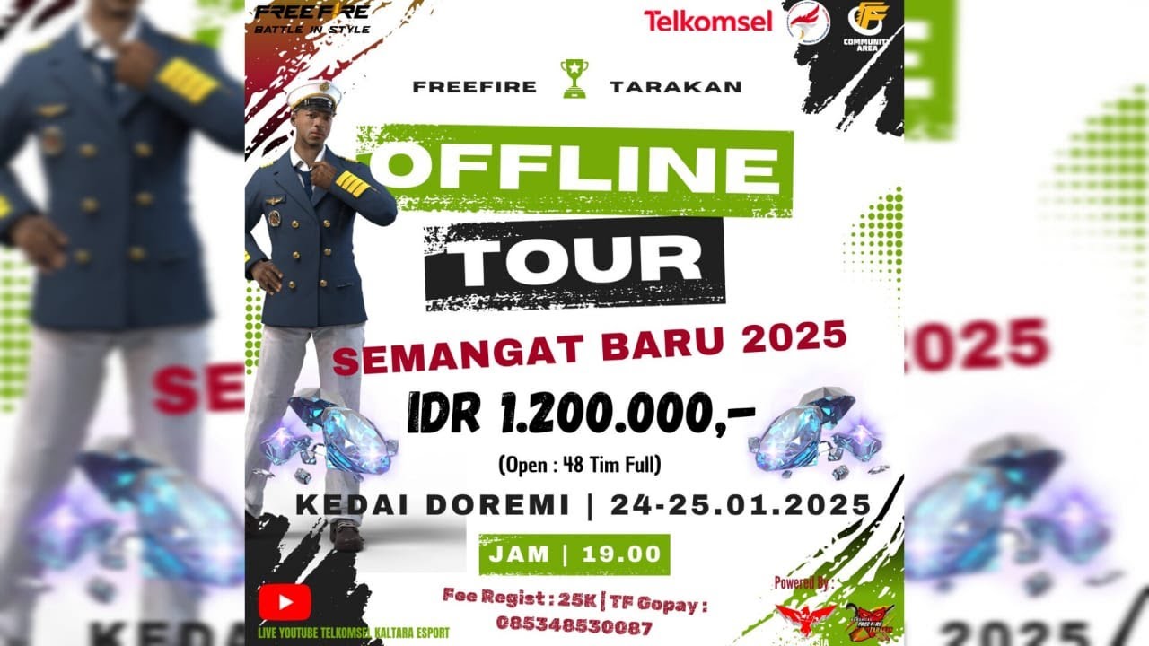 Live | Semi Final Day 1 Offline Turnamen FFBT Tarakan "Semangat Baru 2025" | By Telkomsel & ESI ...