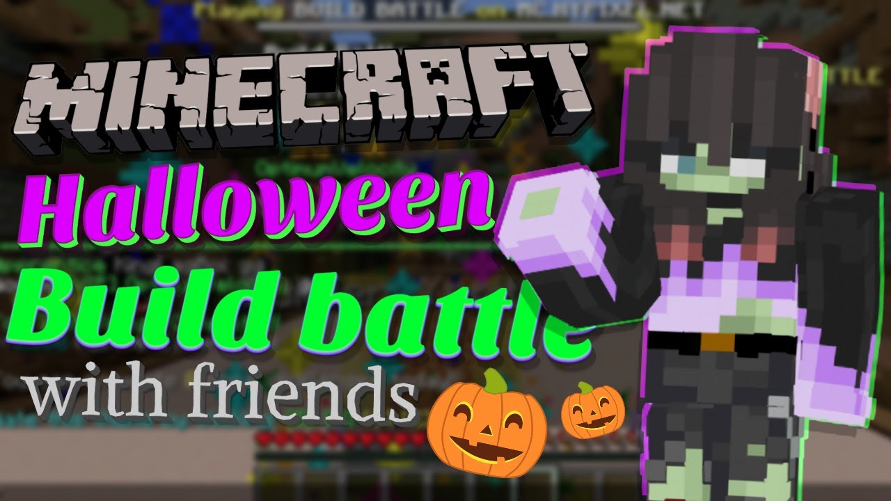 HALLOWEEN MINECRAFT BUILD BATTLE // With friends! - YouTube