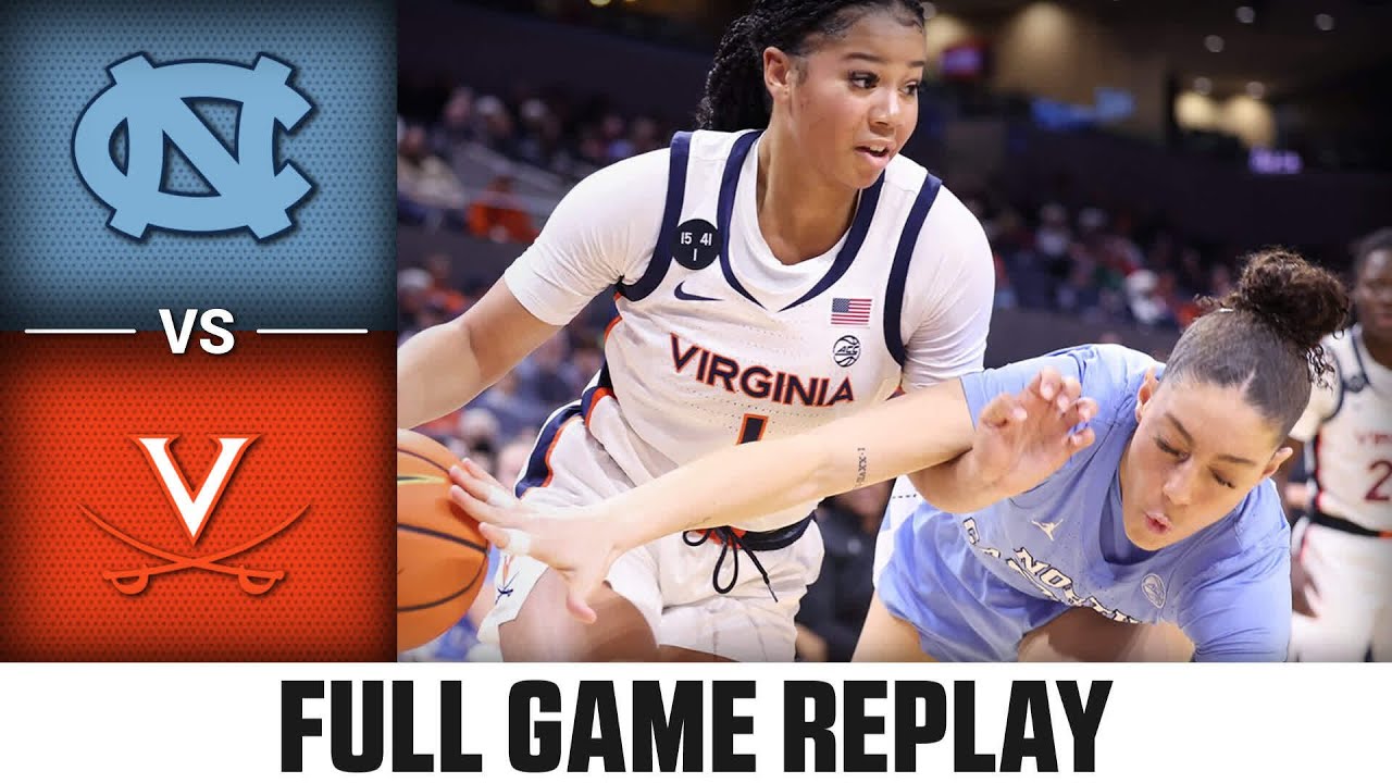 North Carolina vs. Virginia Full Game Replay | 2022-23 ACC Women’s ...