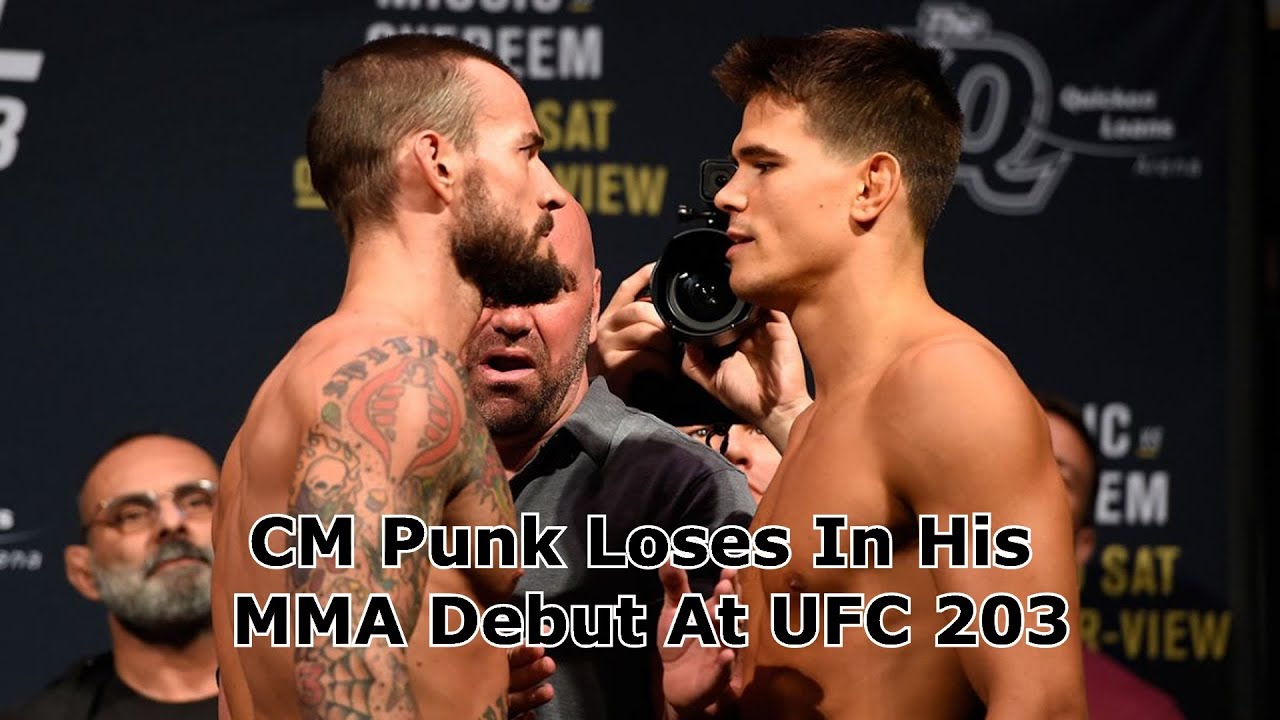 CM Punk Loses In His MMA Debut At UFC 203 - YouTube