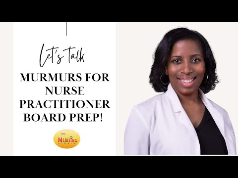 Quick Murmur Review for NP Board Prep - YouTube
