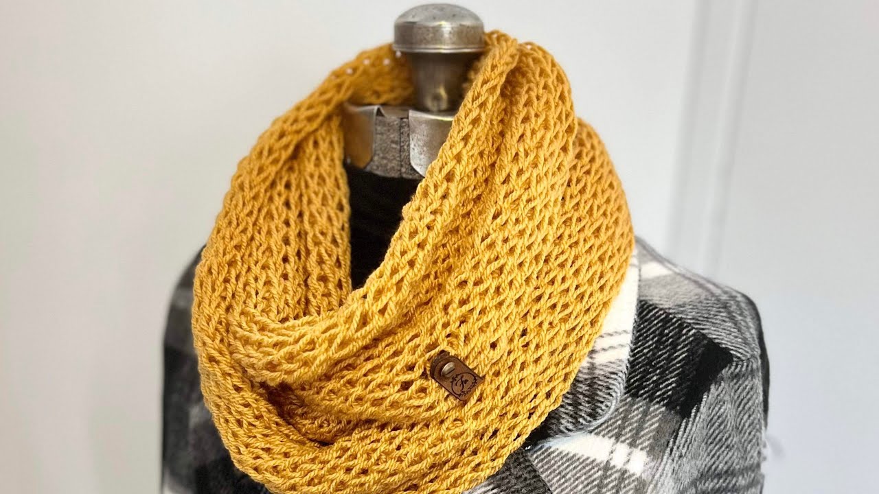 Foulard sans fin au point de goutte sur la Sentro 48-40/ Addi 46/ Prym ...