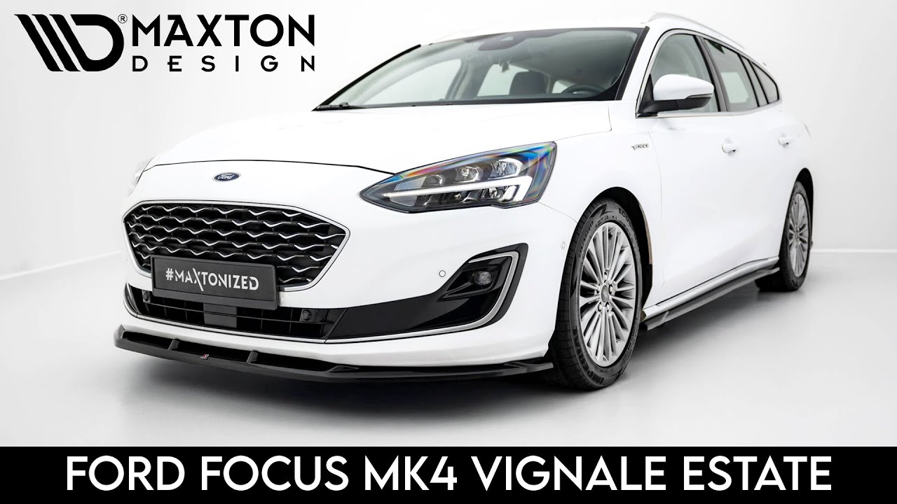 Ford Focus Mk4 Vignale Estate (2018-2021) | Maxton Design Splitter Set ...