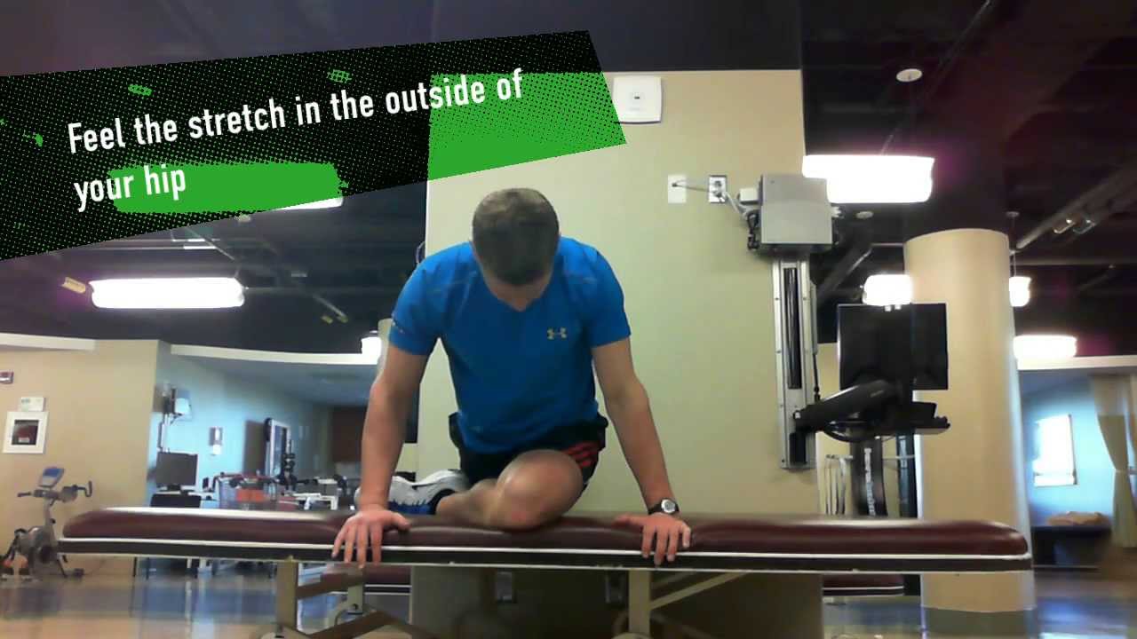 Hip External Rotation Stretch - YouTube
