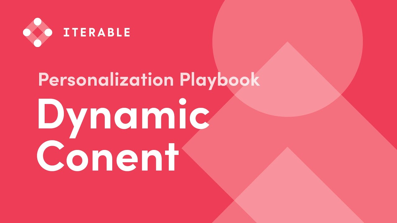 Dynamic Content in Iterable - YouTube