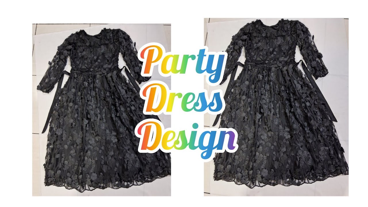 Beautiful Long Gawon Cutting And Stitching//Very Easy Frill Gawon ...