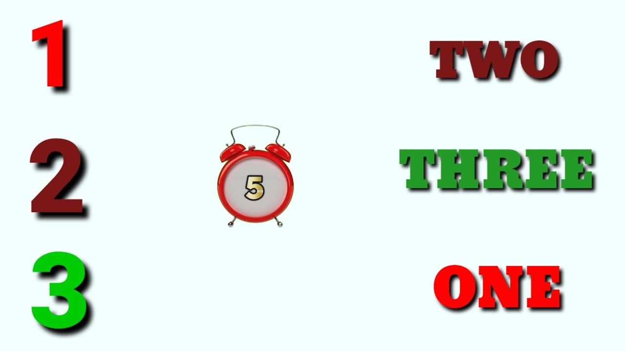 Counting।counting with spelling।123।one two three।counting for kids ...