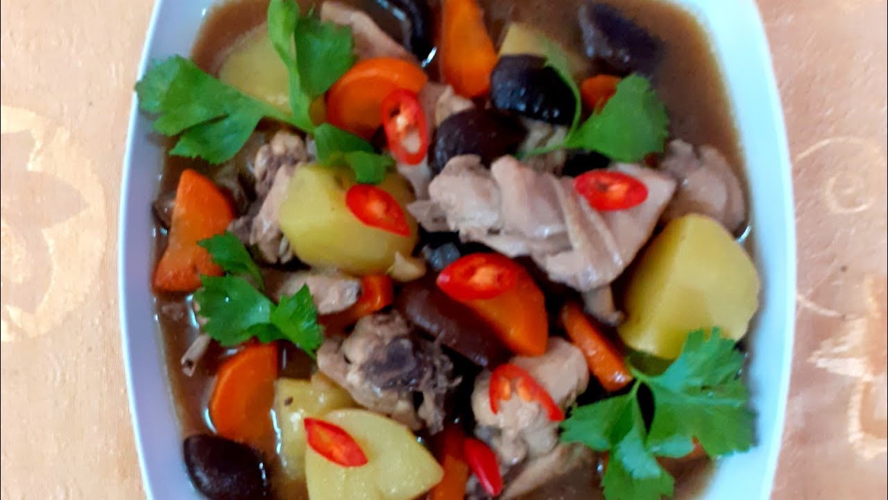 Menu spesial ayam stew 👍😋 - YouTube